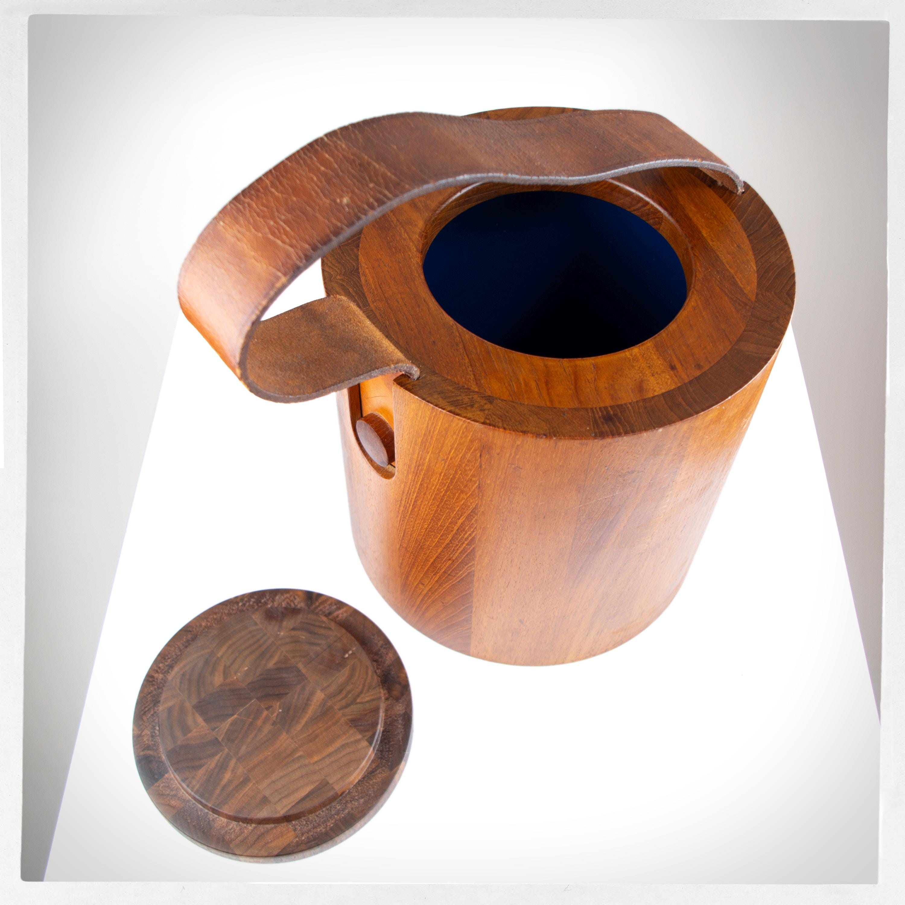 Vintage Danish Teak Ice Bucket, Jens Quistgaard for Richard Nissen ...