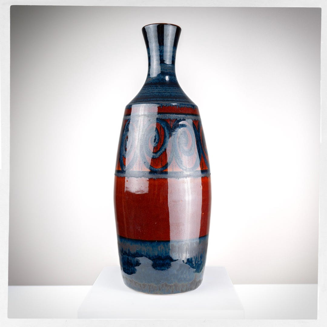 Vintage IDEN Potteries Flower Vase, Boho Decor Studio Pottery, Modern ...