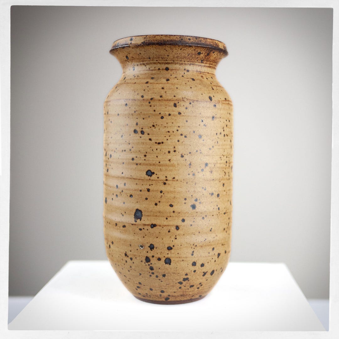 Mid Century Modern MCM Decor | Handmade Pottery Stoneware Vase ...