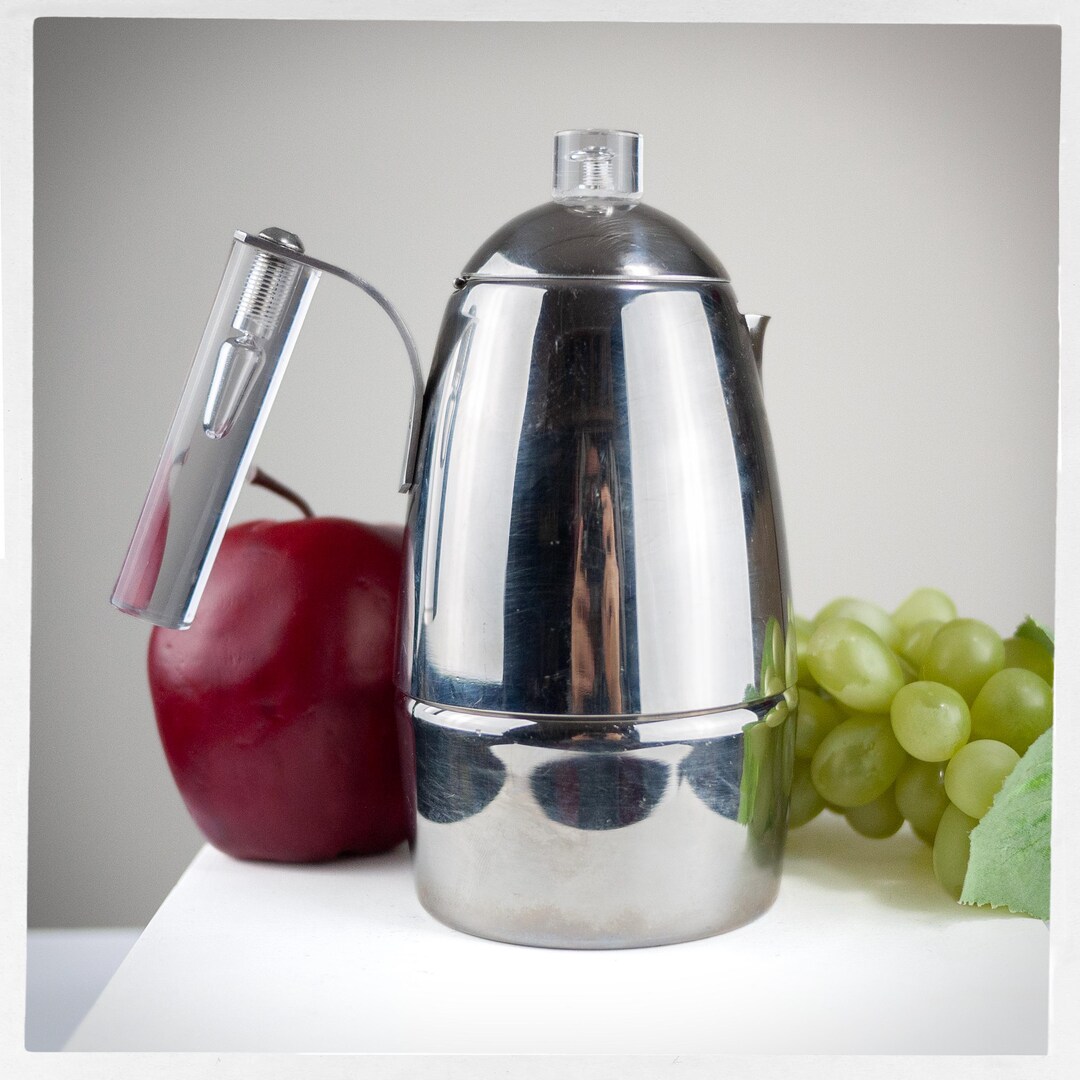 Vintage Stella Italian Espresso Maker, 80s Post Modern Design Coffee ...