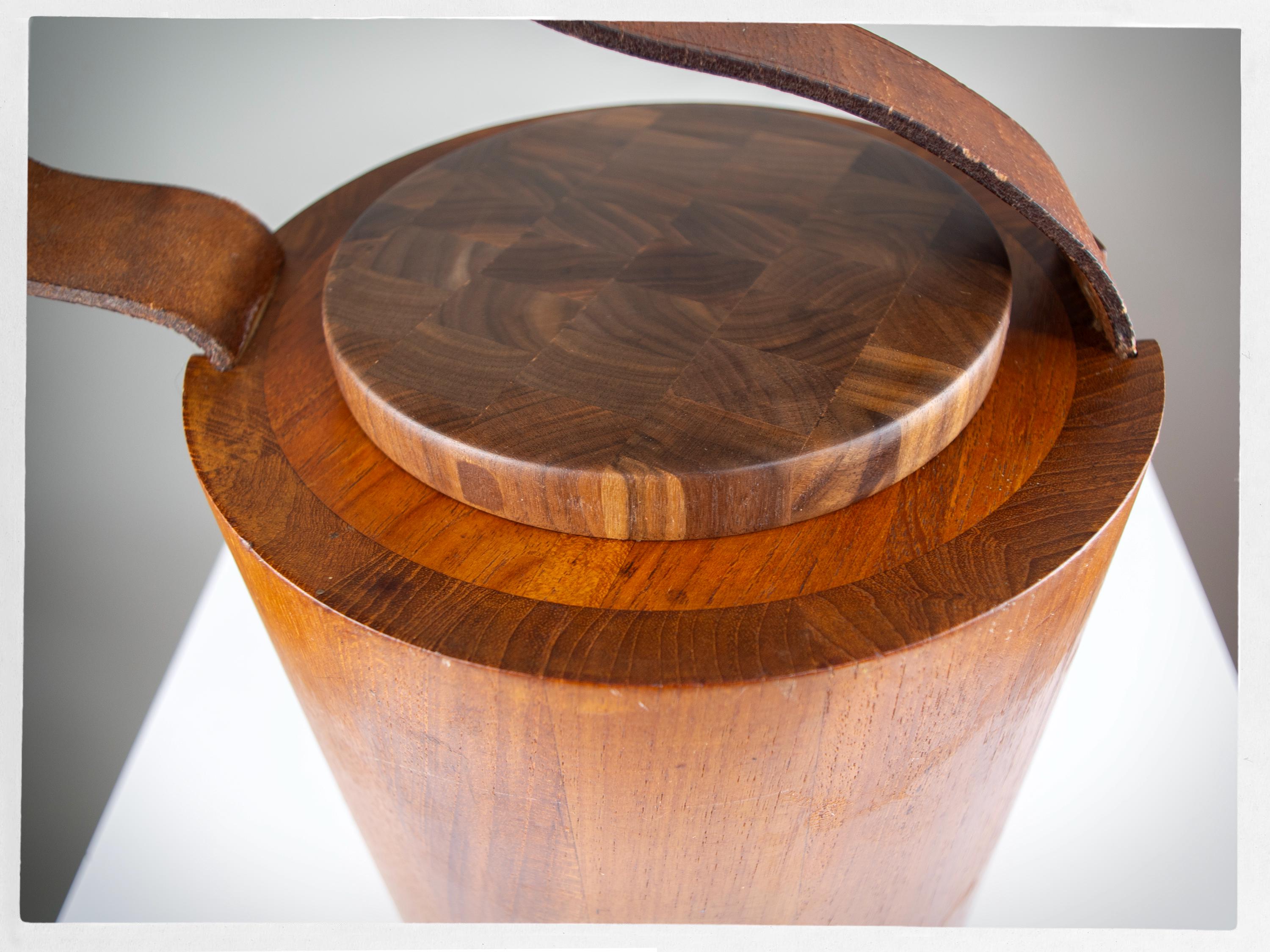 Vintage Danish Teak Ice Bucket, Jens Quistgaard for Richard Nissen ...