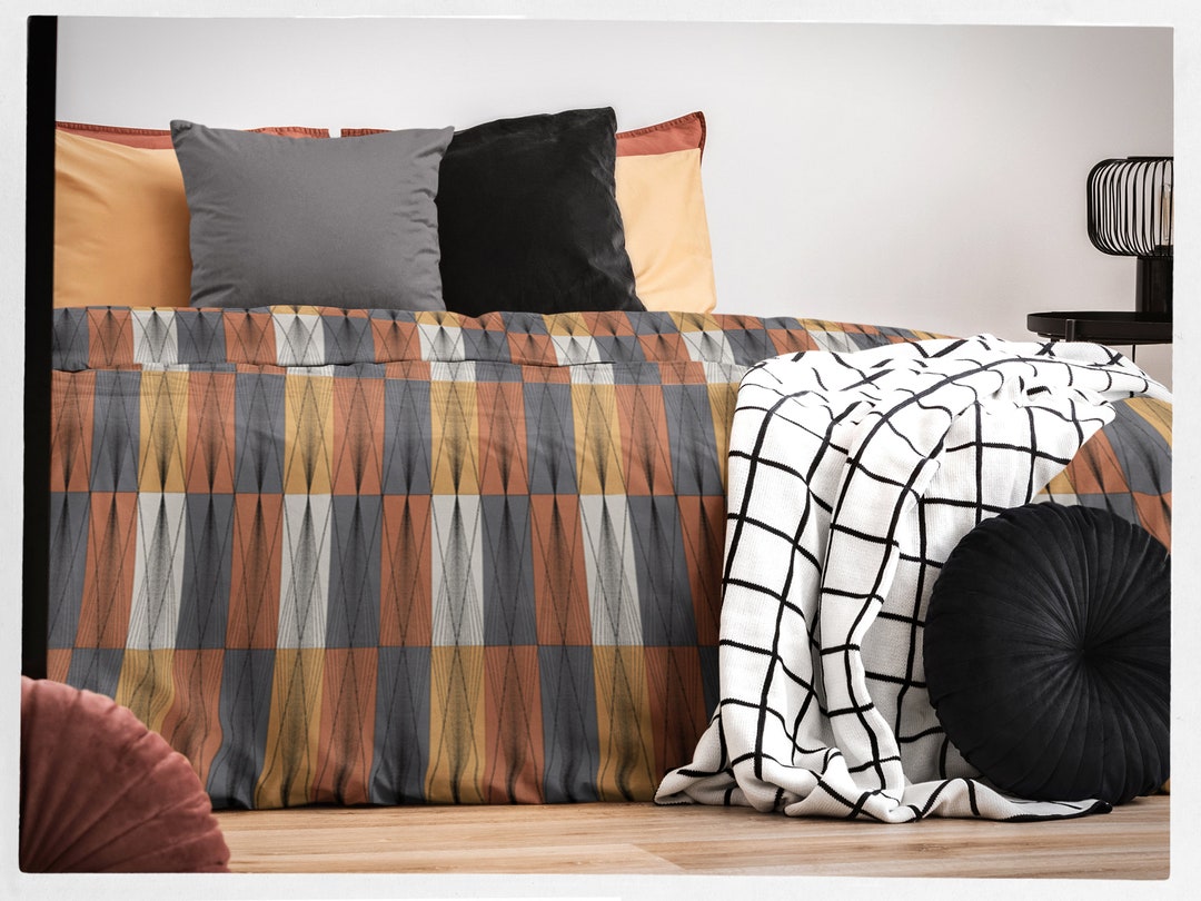Mid Century Modern Duvet Cover: Queen & King Sizes. Stylish MCM Decor ...