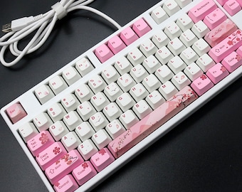 Sakura Keyboard | Etsy