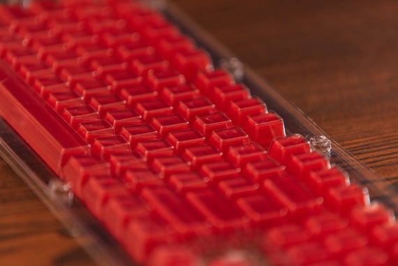 Transparent Red Keycaps 104 Keycaps Set for Mechanical - Etsy