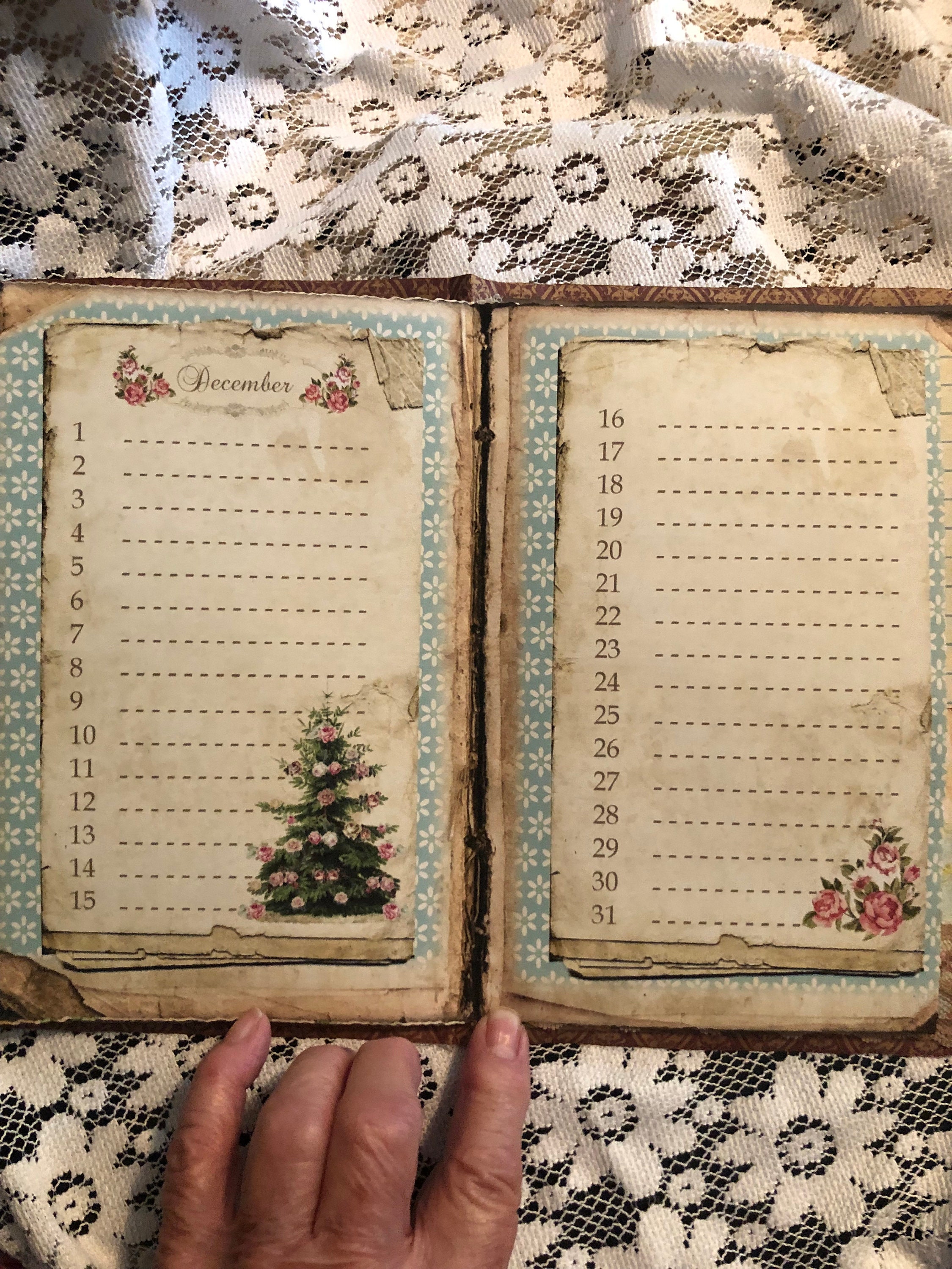 A Birthday Calendar Book - Etsy