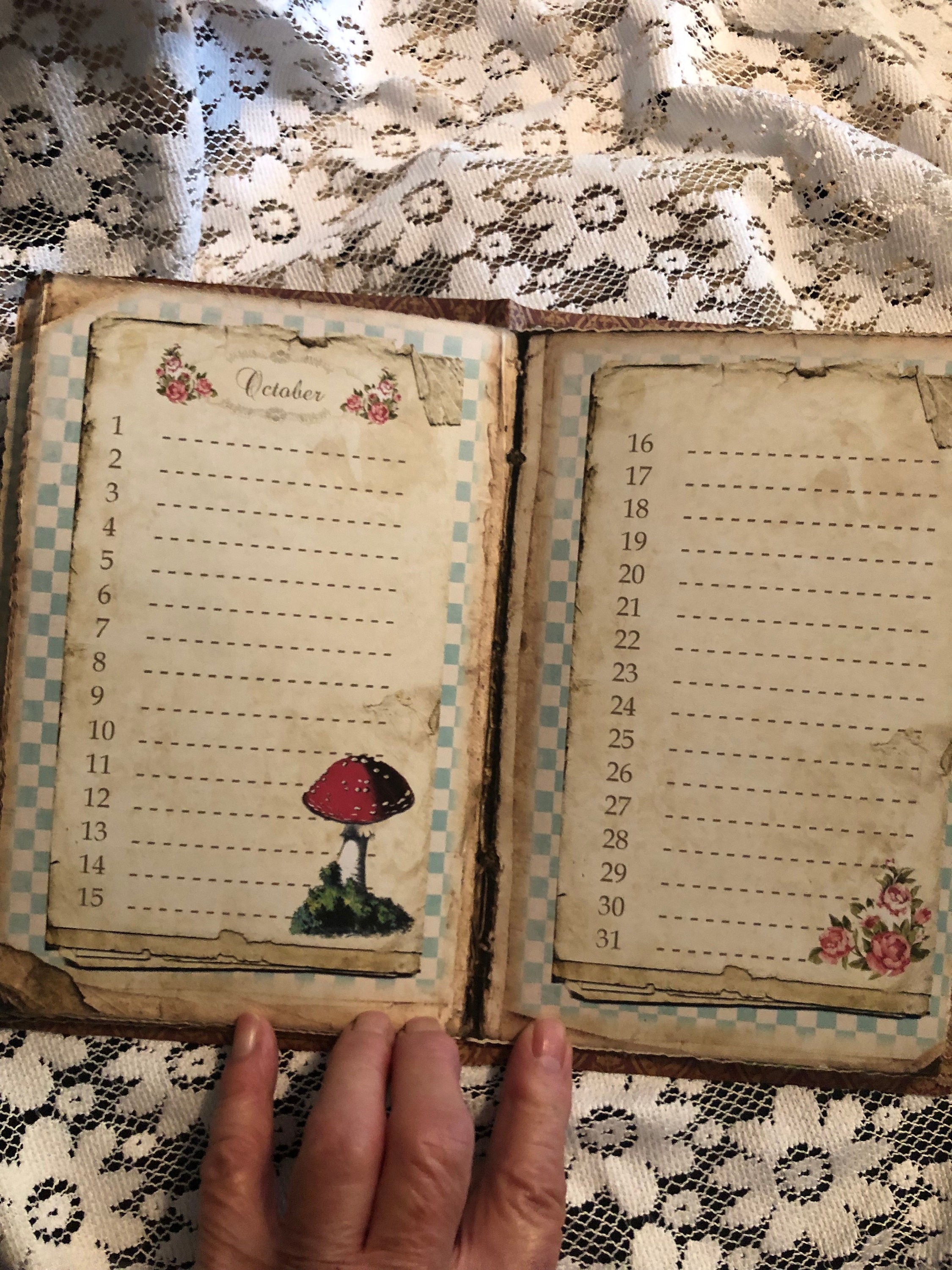 A Birthday Calendar Book - Etsy