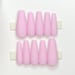 Matte Pink Press on Nails, Baby Pink Press Ons, Light Pink Nails, Pink ...
