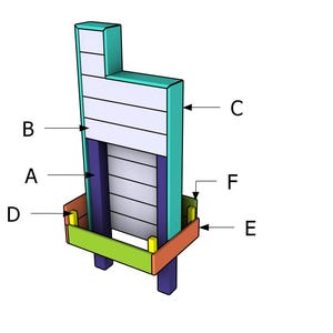 DIY Modern Mailbox Post Plans - PDF Download - Etsy