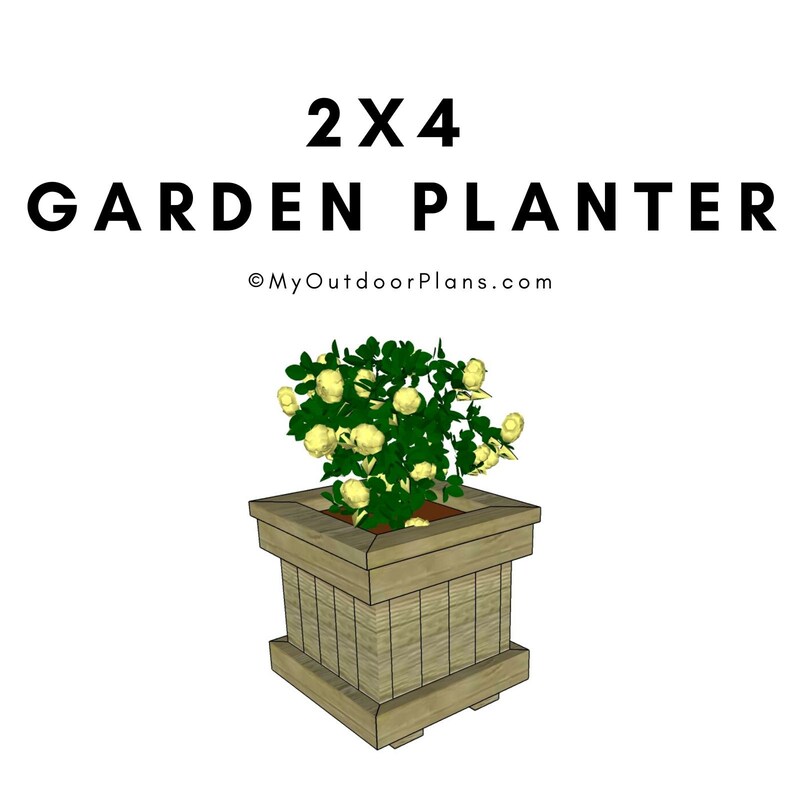 2x4 Wooden Box - Etsy