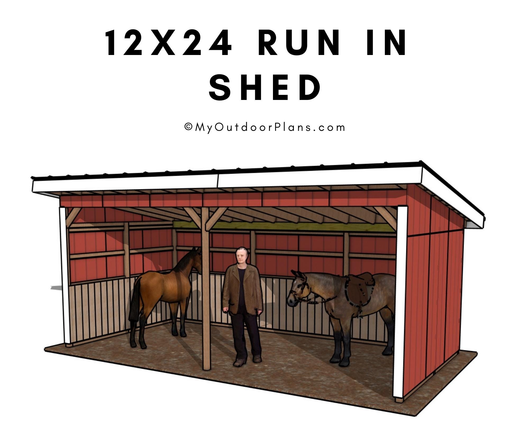 Run In Shed Plans