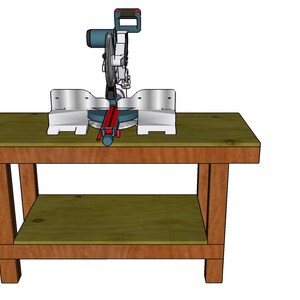 5 Ft Workbench Plans - Etsy