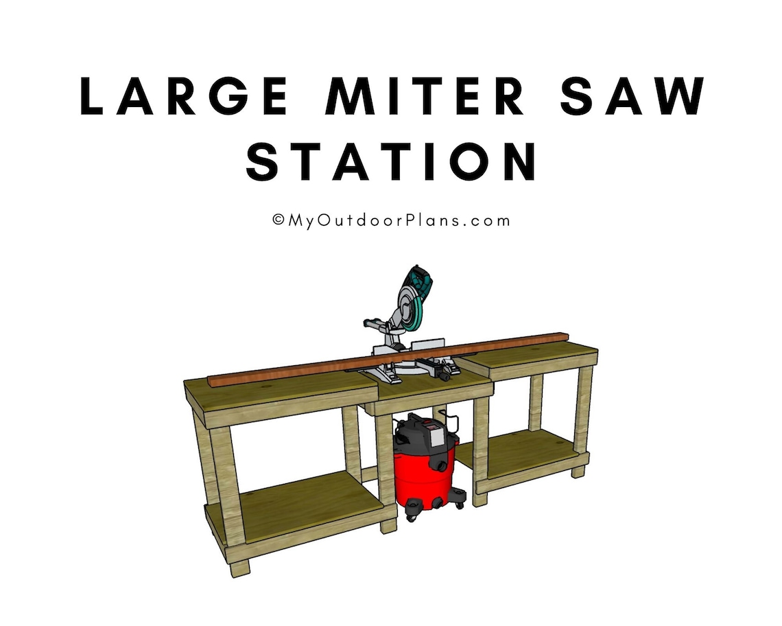 Miter Saw Station Plans - Etsy