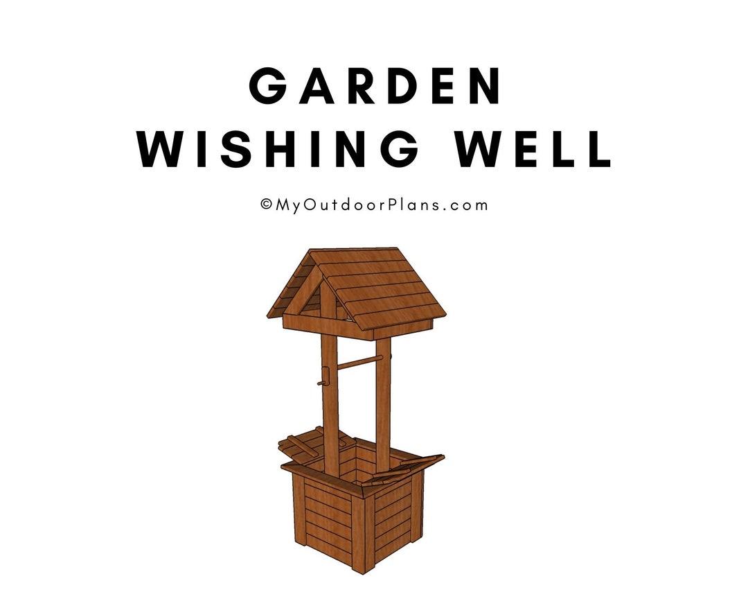 Wishing Well Plans - PDF Download - Etsy