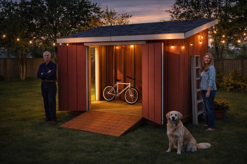 DIY 6x12 Lean to Shed Plans - PDF Download - Etsy