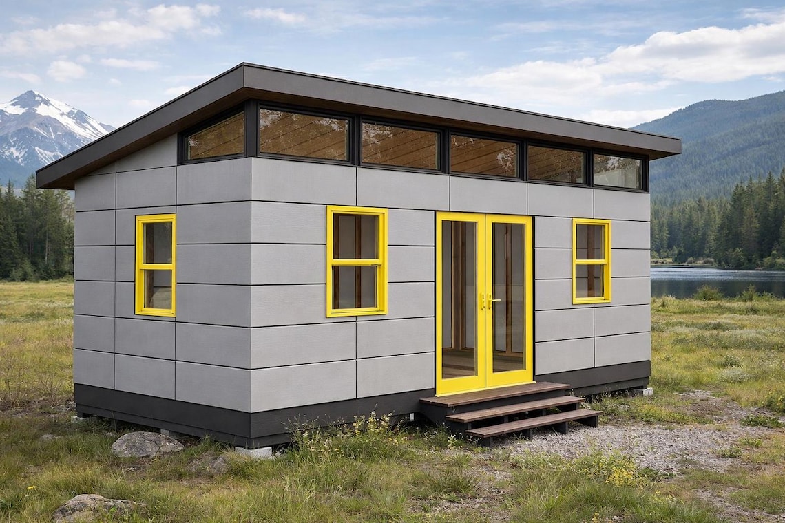 10x20 Modern Office Shed Plans: DIY Backyard Studio (PDF Download) - Etsy