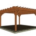 14x14 Pergola Plans - Etsy Canada