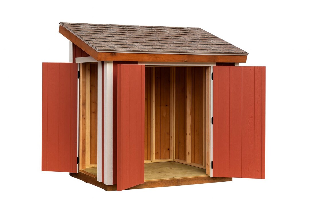 Value Plans: 5x12 Lean-to Shed Plans – DIY Storage Shed With Double ...
