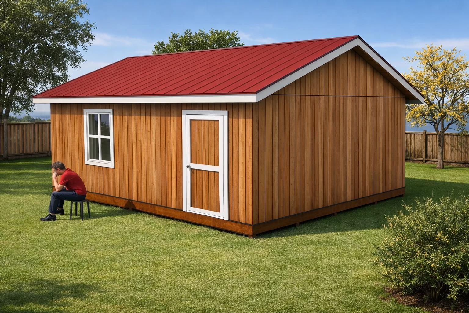 20x24 Gable Shed Plans – DIY Large Storage Shed (PDF Download) - Etsy