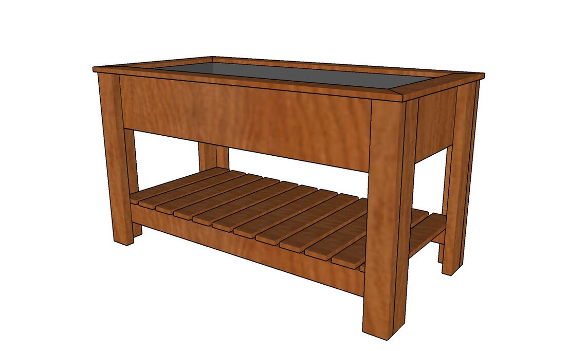 Elevated Planter Box Plans | Etsy