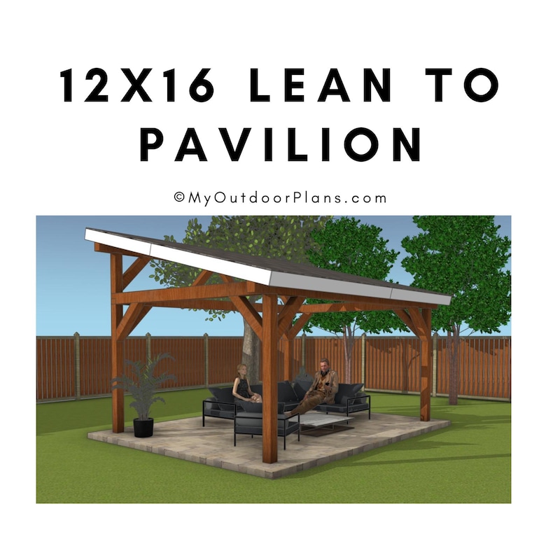 Barn With Lean to Plans - Etsy UK