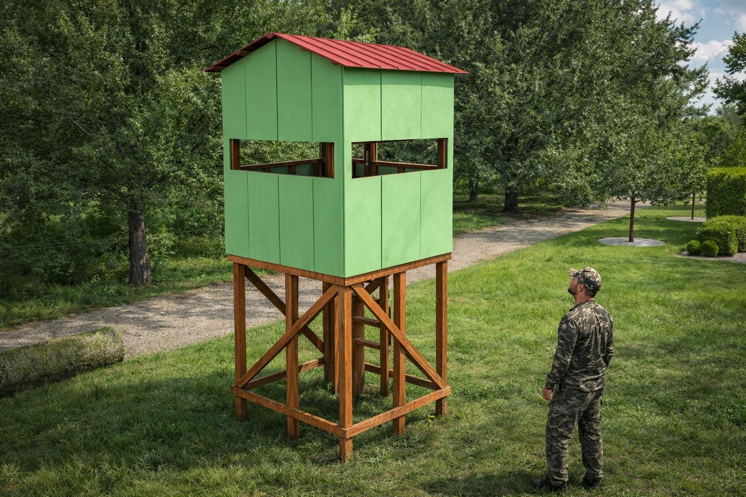 6x6 Deer Blind With Stand DIY Plans (PDF Download) - Etsy