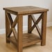 DIY Farmhouse X End Table Plans – Woodworking PDF Download - Etsy