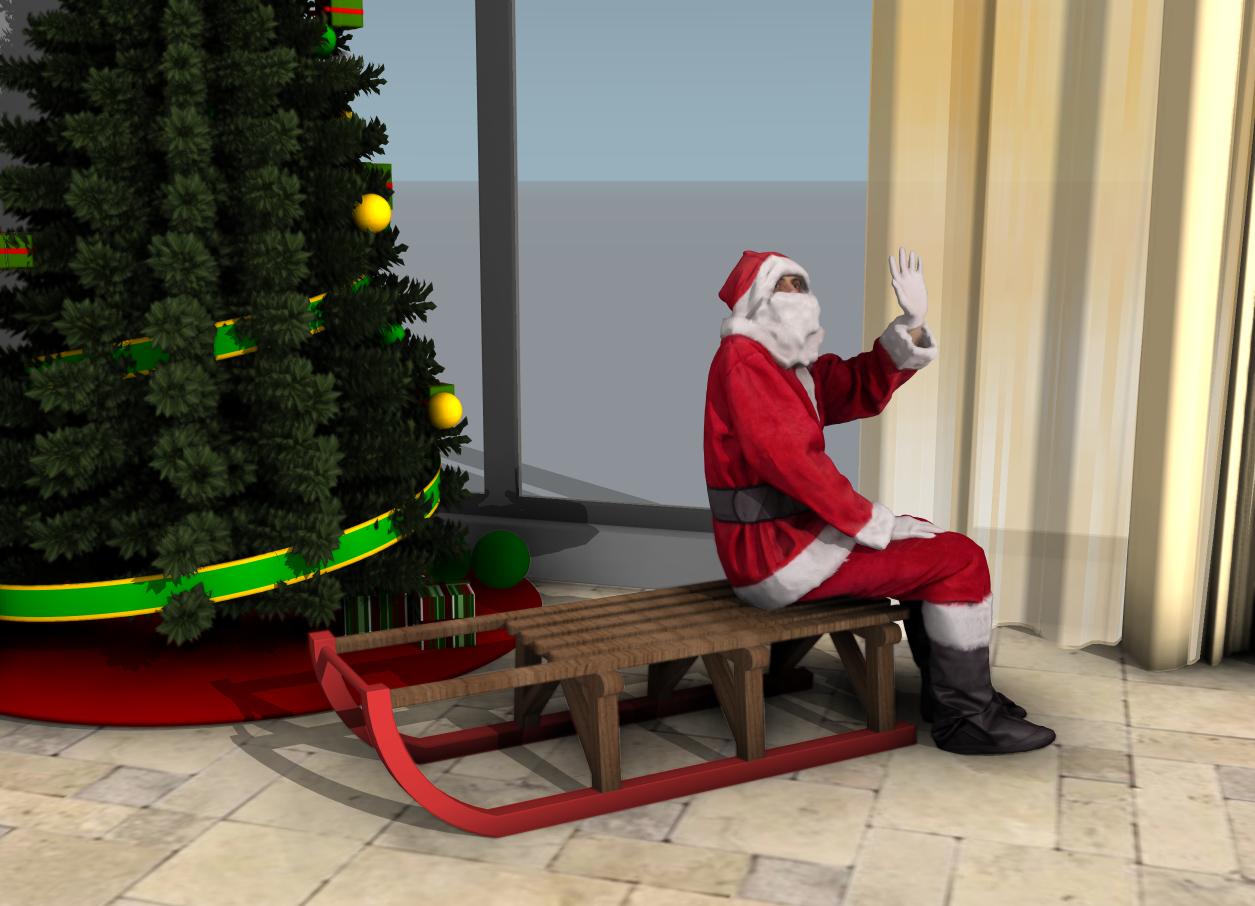 DIY Santa Sled Plans - Simple Wooden Christmas Sleigh Plans - PDF ...