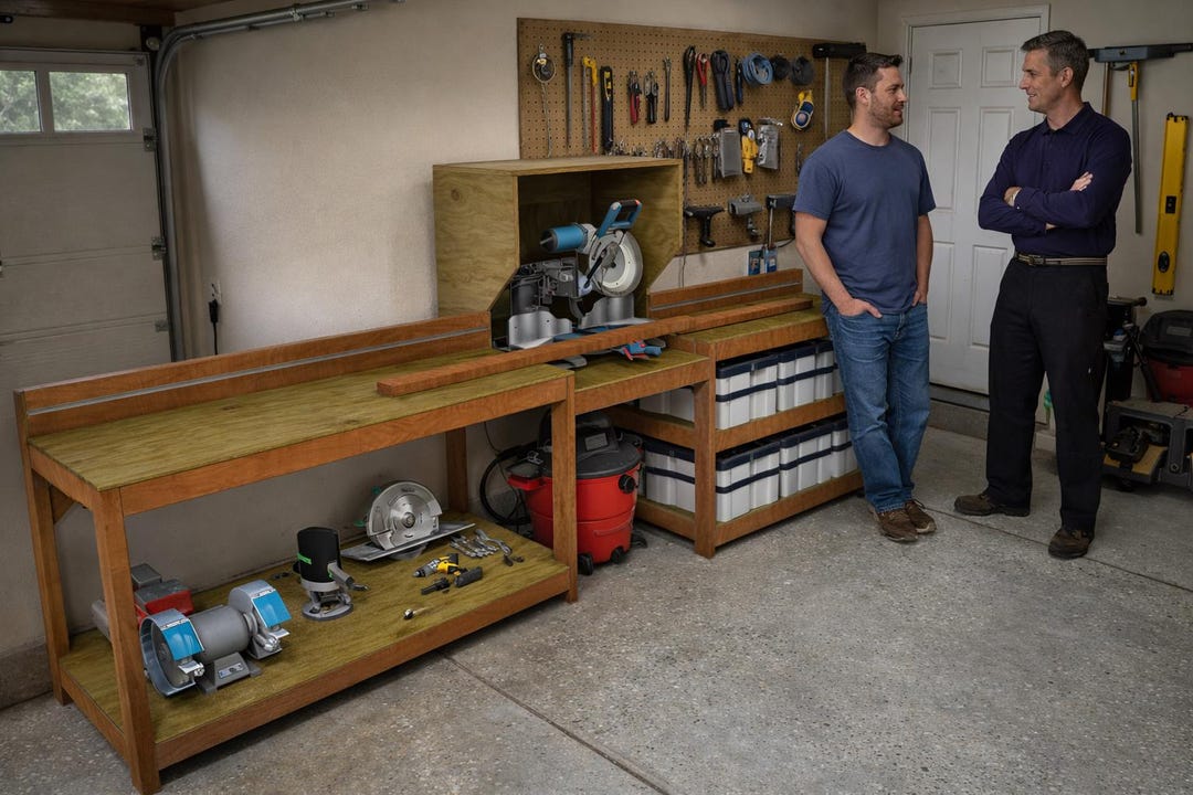 DIY Simple Miter Saw Station Plans - PDF Download - Etsy