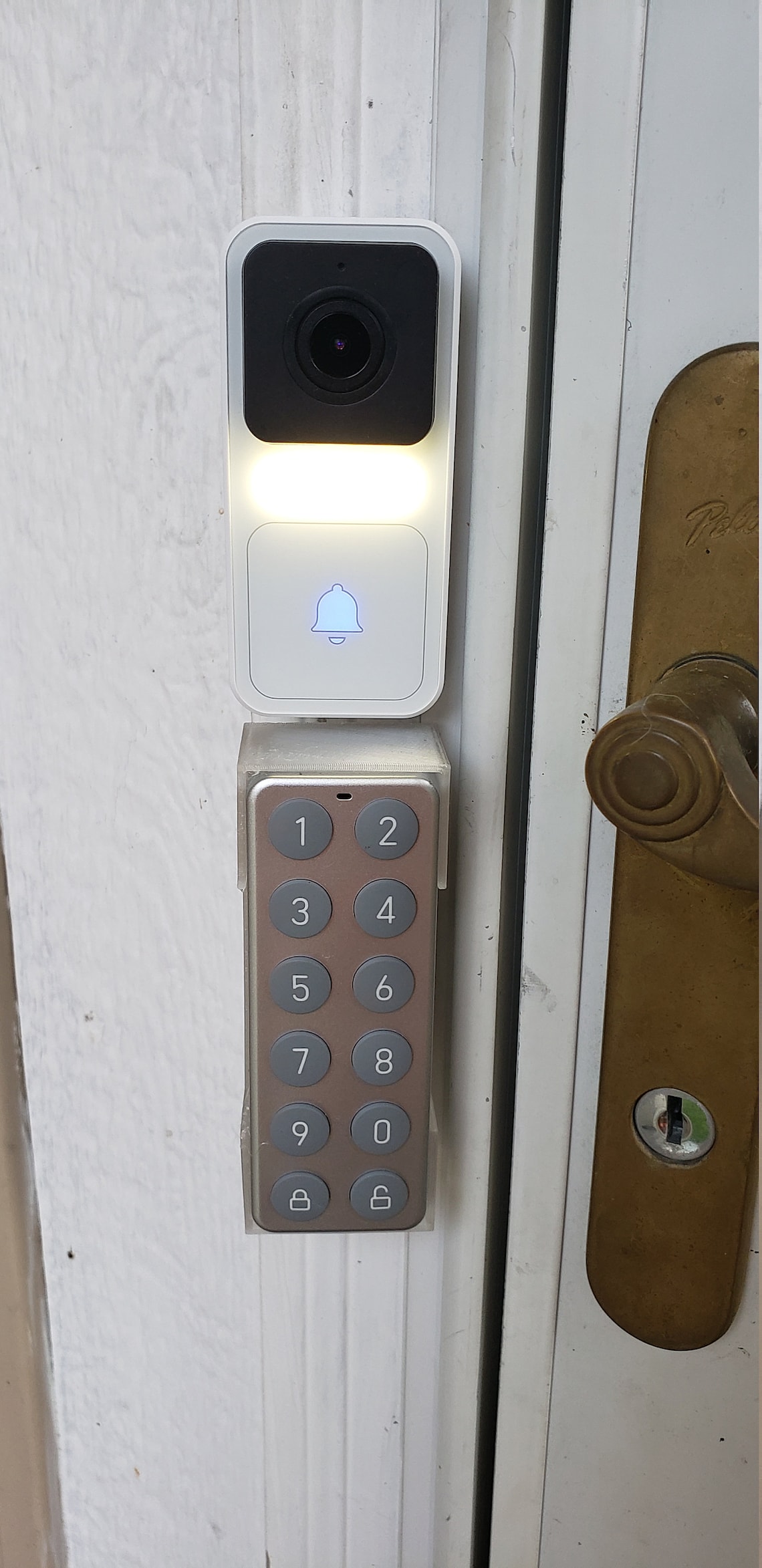 3D Printed WYZE Lock Angled Keypad Mount. WYZE Lock Keypad and | Etsy