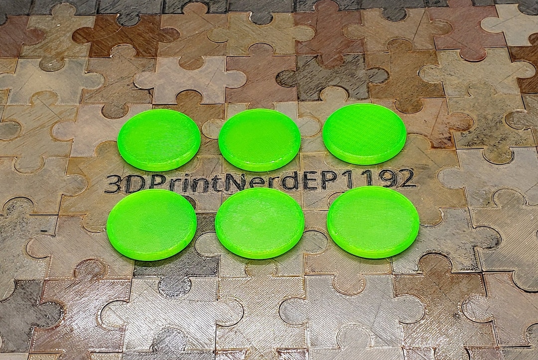Replacement Discs for Crunch Labs Disc Launcher Set of 6. 3D Printed ...