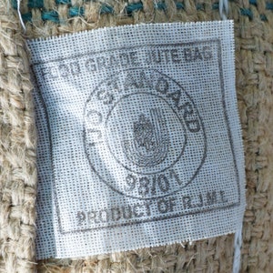 Jute Seed Bag/rainforest Alliance/decorative Graphics - Etsy