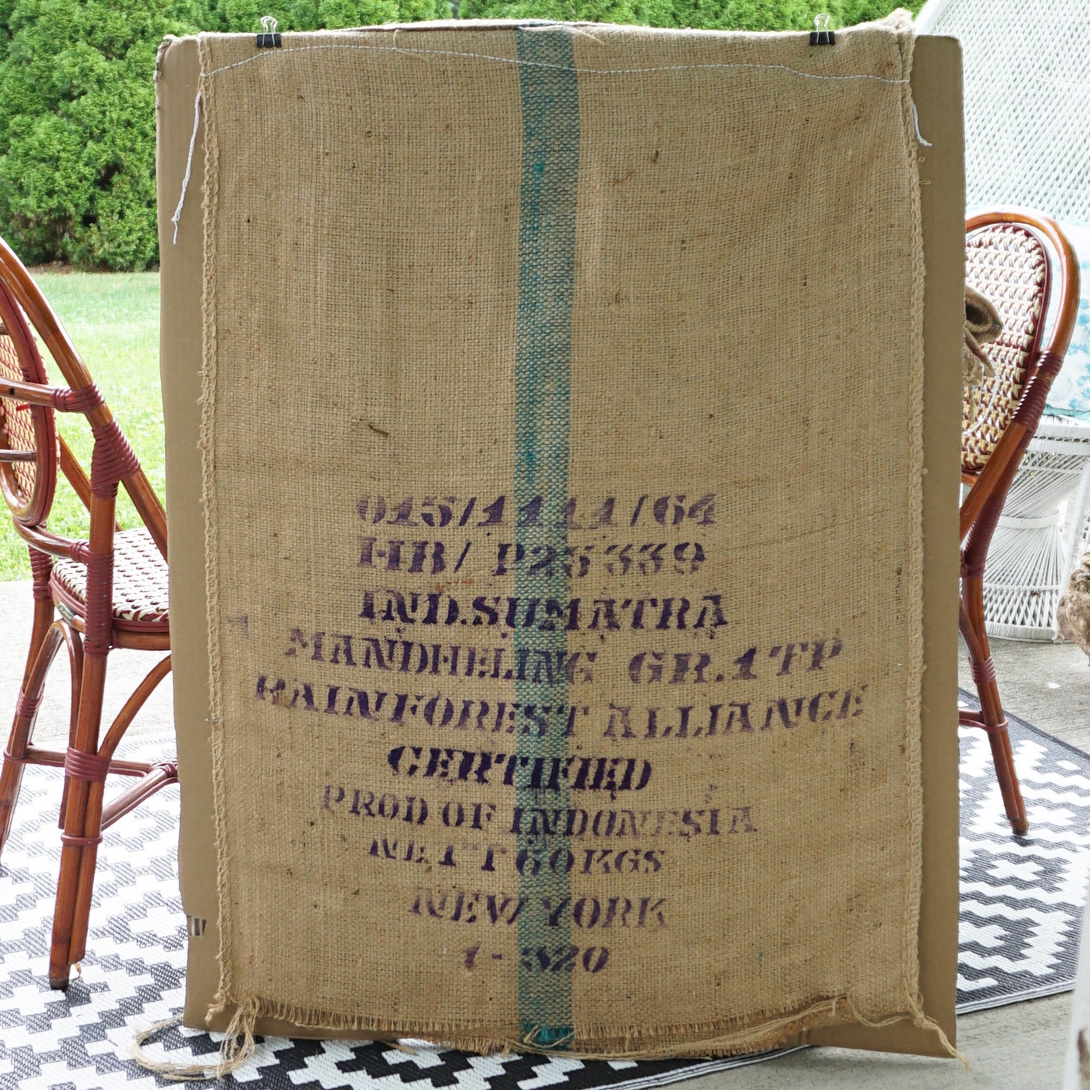 Jute Seed Bag/rainforest Alliance/decorative Graphics - Etsy