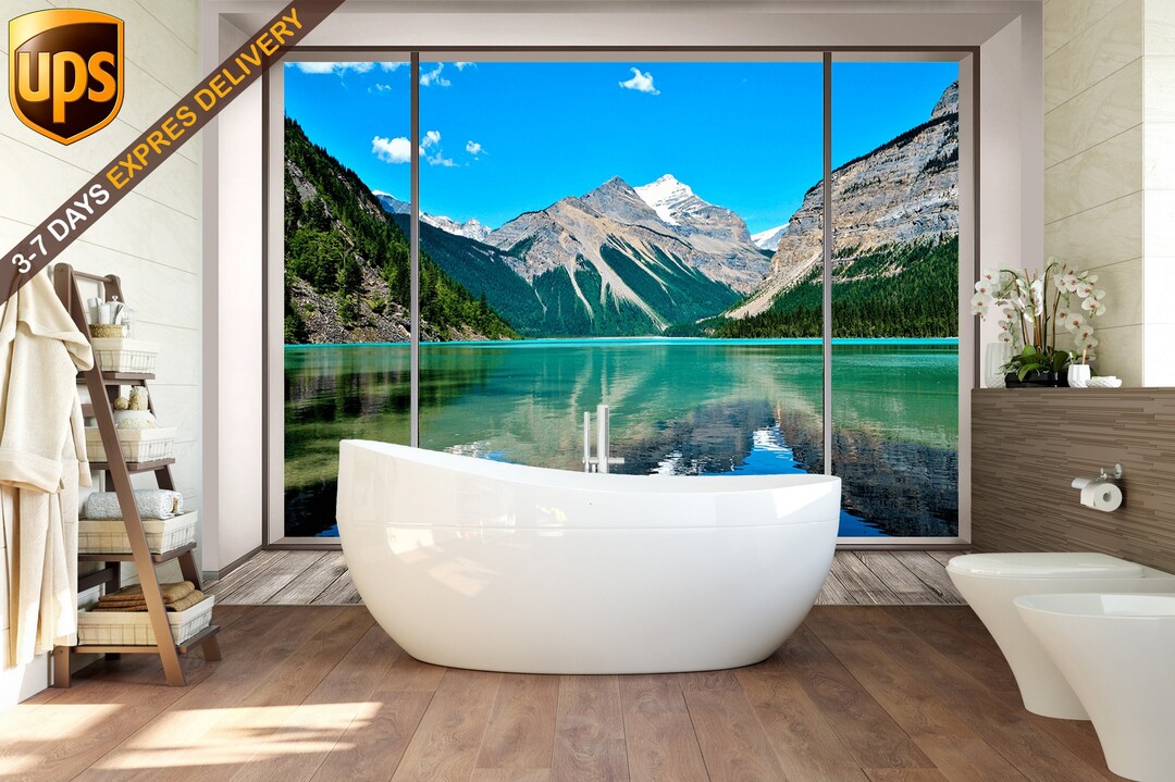 Sea Eye Mount View Peel and Stick Wall Mural or Traditional - Etsy