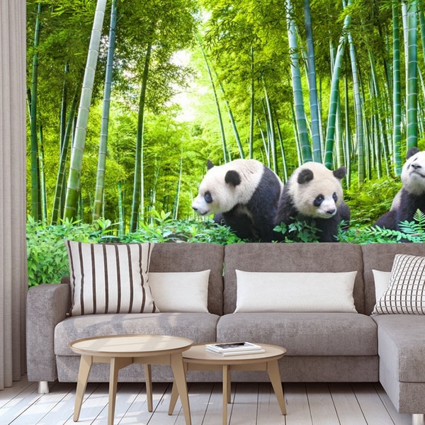 Bamboo Wall Decal - Etsy