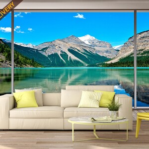 Sea Eye Mount View Peel and Stick Wall Mural or Traditional - Etsy