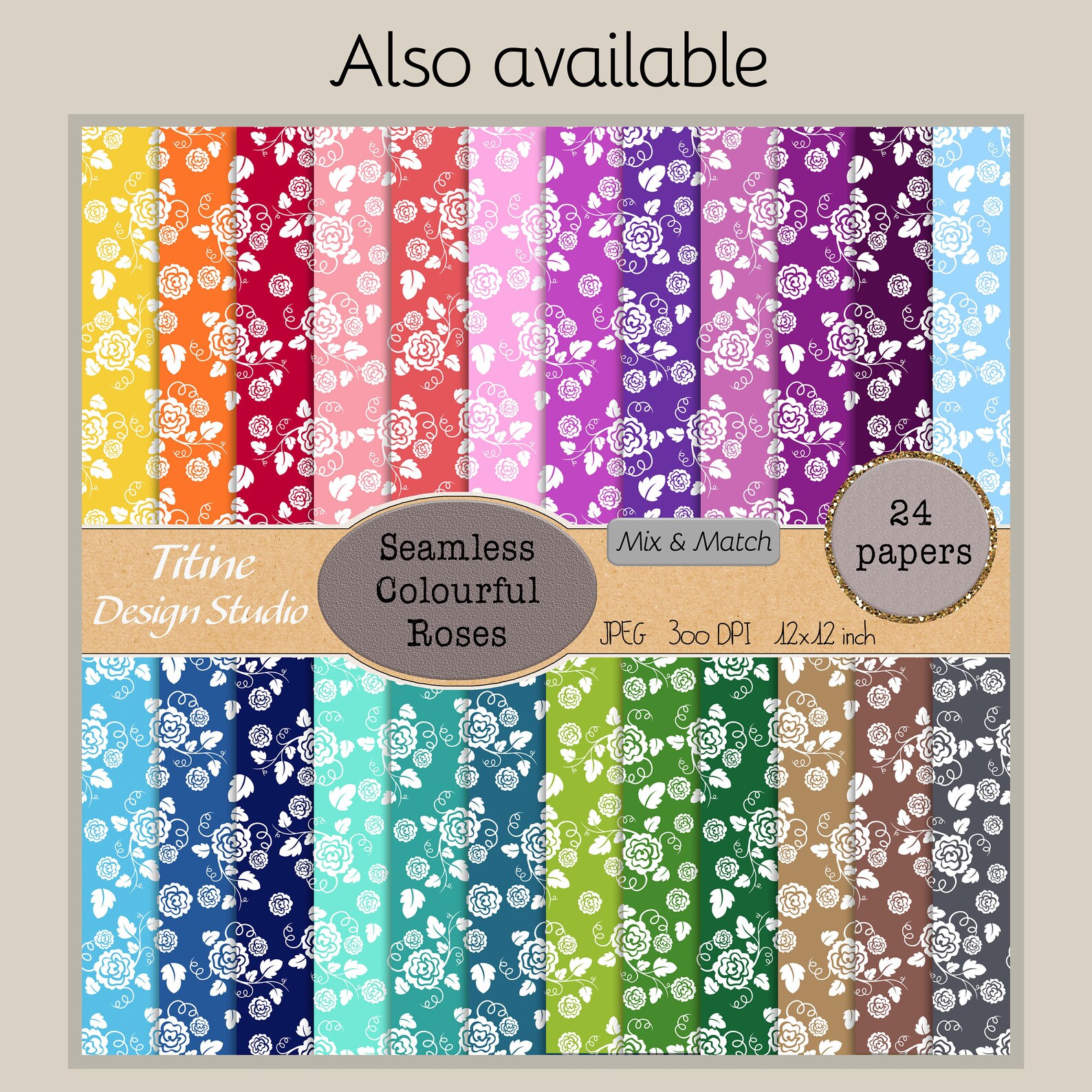 Flower Clip Art Set Floral Clipart PNG Digital Floral Clipart - Etsy