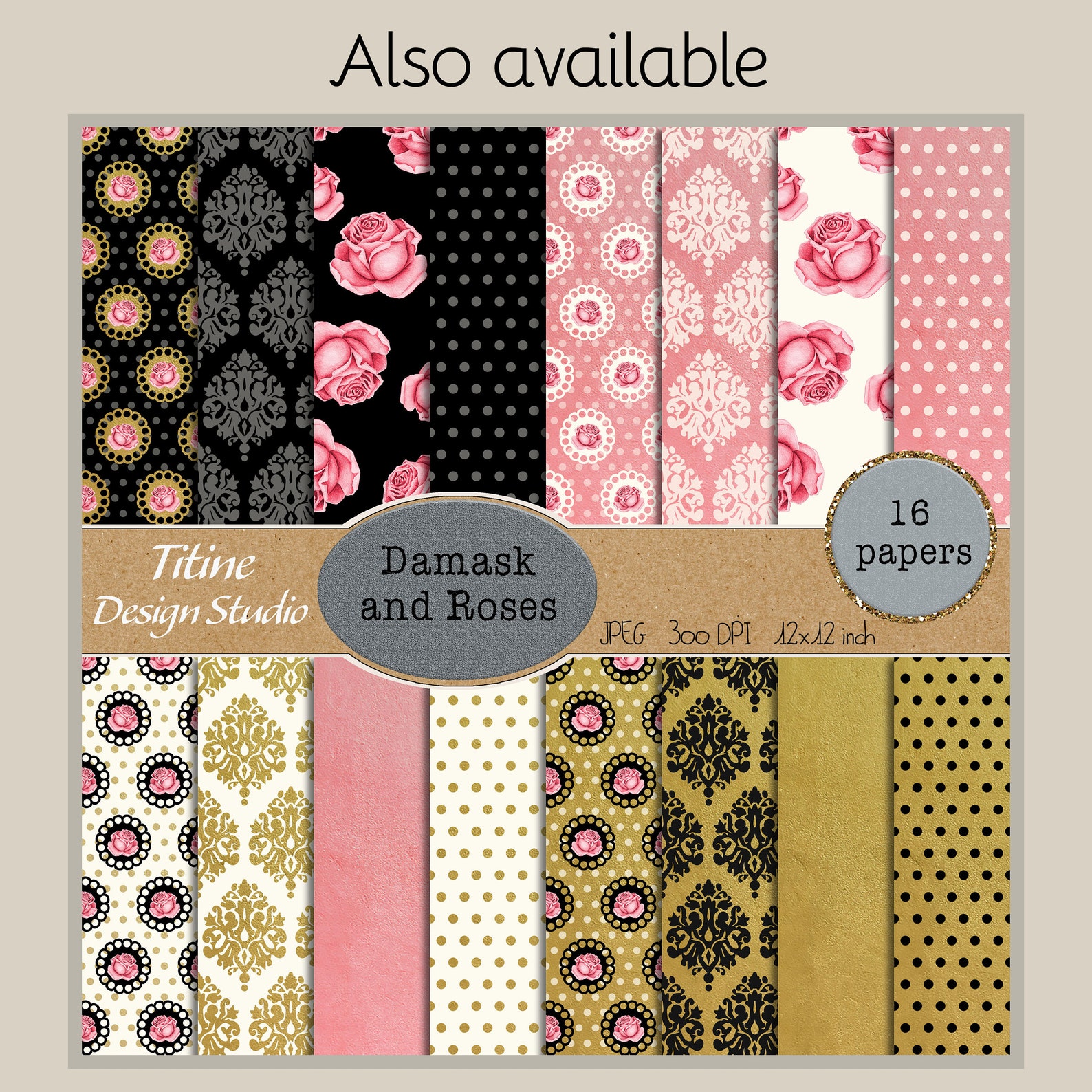 Gold Flower Clip Art Set Floral Clipart PNG Digital Floral - Etsy