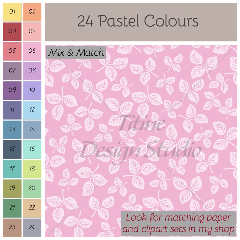 24 Seamless Leaf Rainbow Paper Seamless Printable Rainbow Paper JPG ...