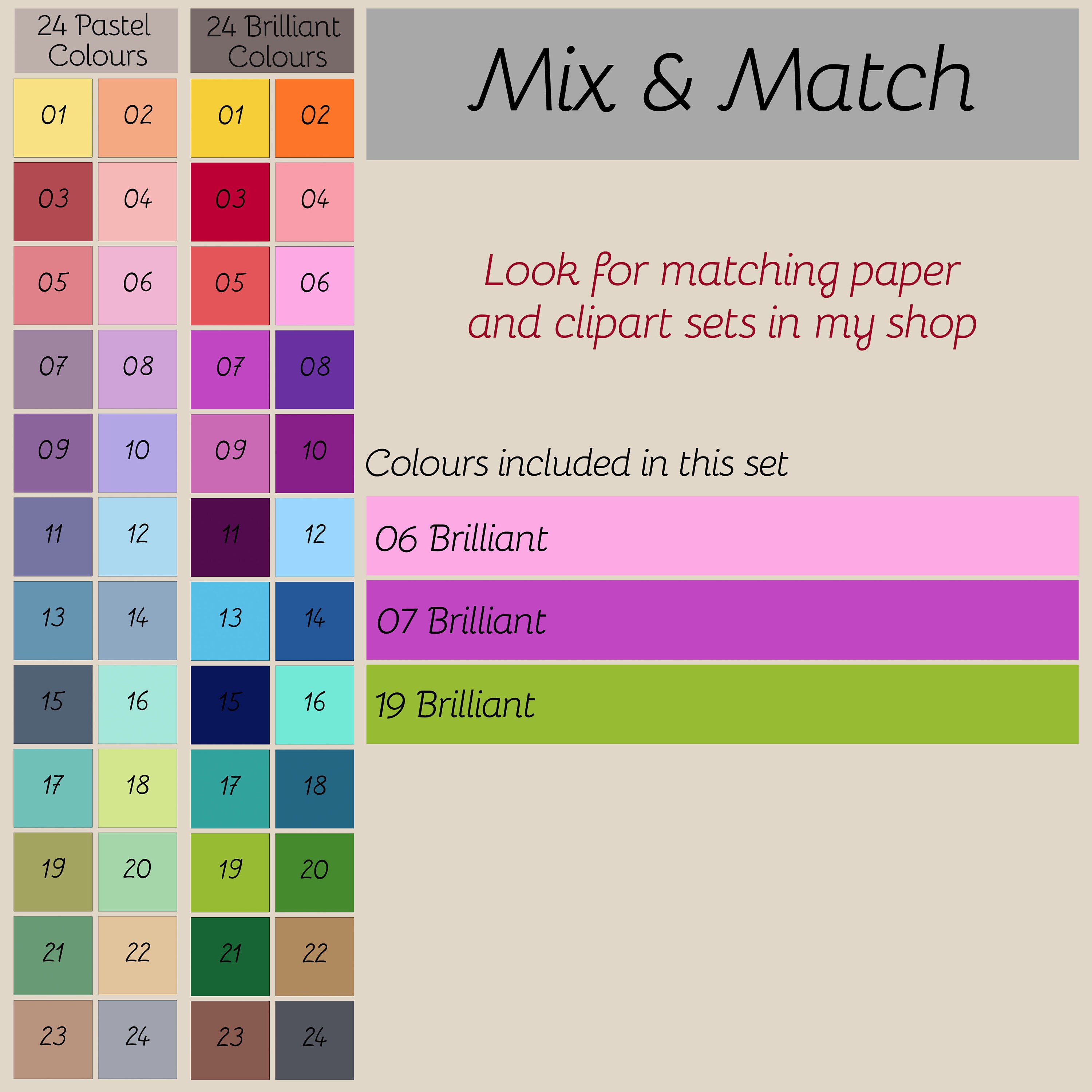 Flower Clip Art Set Floral Clipart PNG Digital Floral Clipart - Etsy