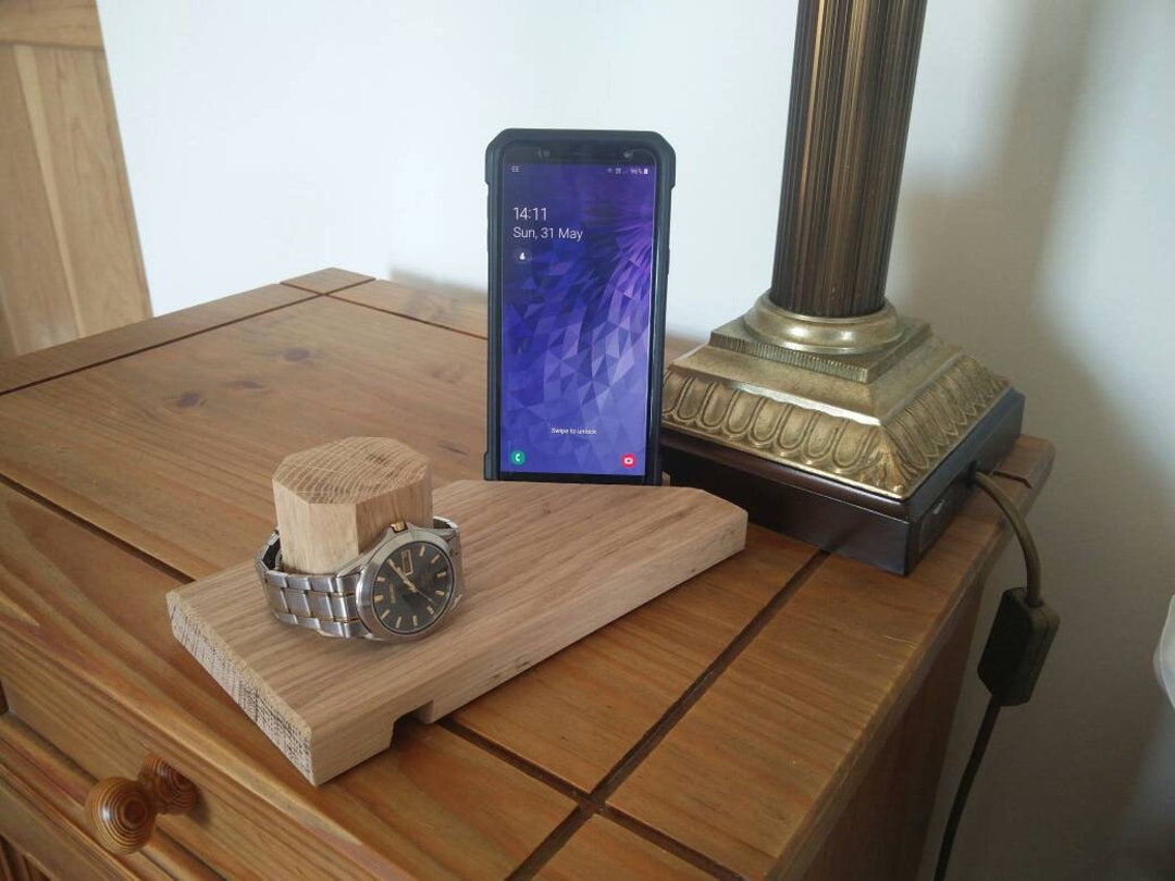 Bedside Watch and Phone Stand - Etsy UK