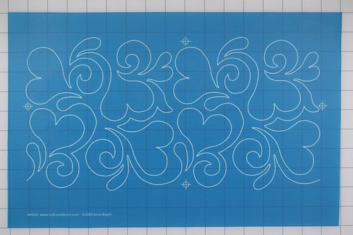 Splash of Love Full Line Stencil #60037, Pounce Pad Stencil - Etsy