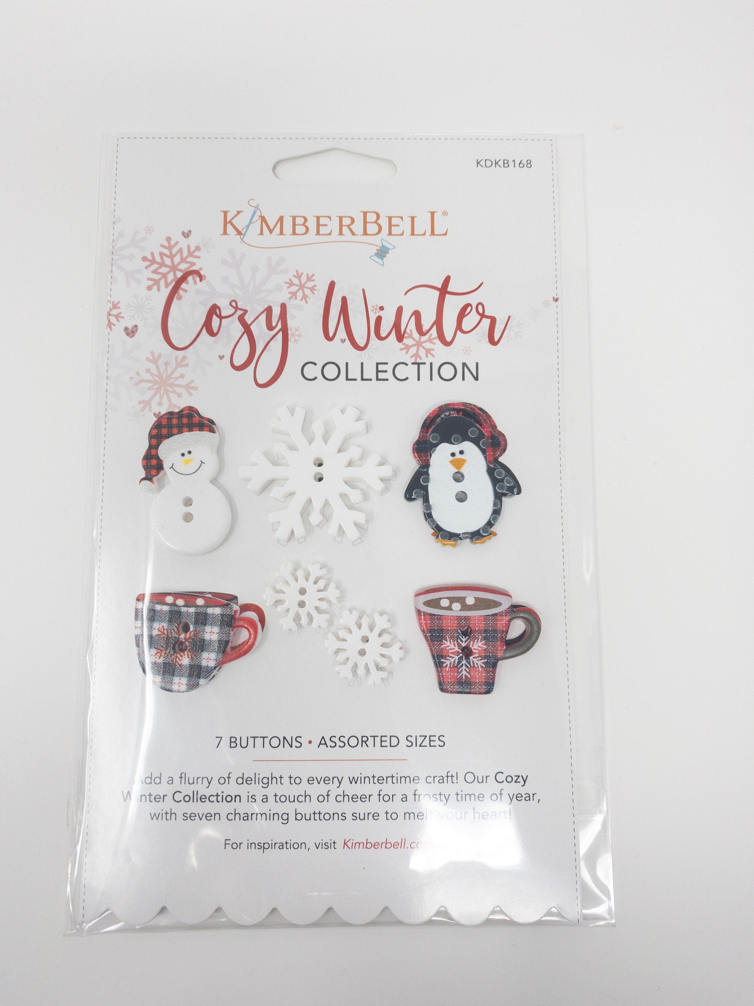 Kimberbell Embellishments, Cozy Winter, Kimberbell Buttons, 7 Buttons ...