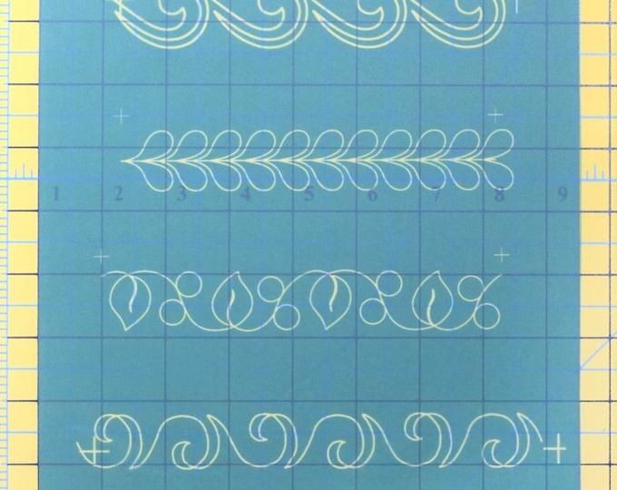 Full Line Stencil One Inch Borders by Darlene Epp - Etsy
