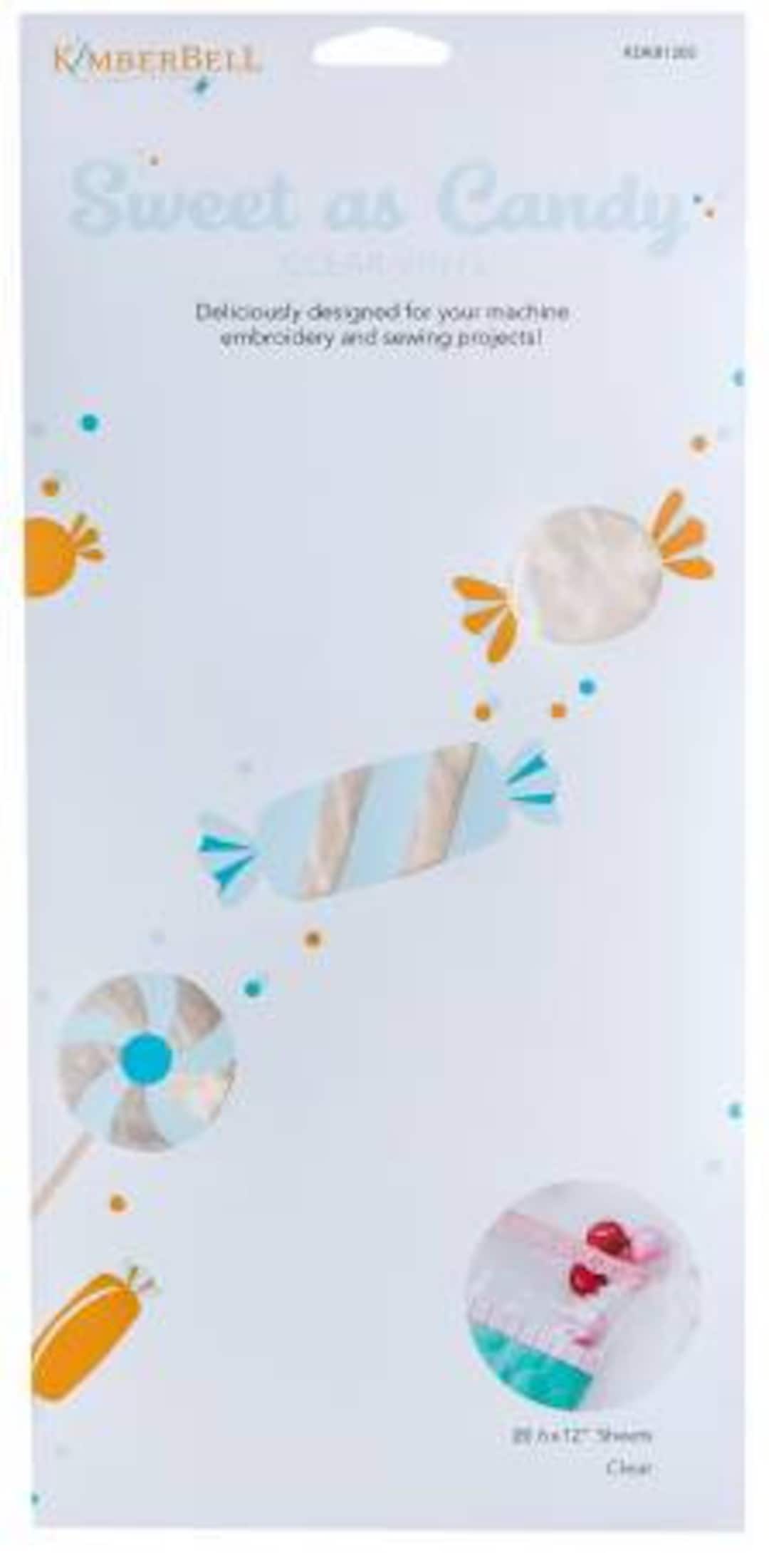 Clear Vinyl, Kimberbell, Machine Embroidery Vinyl, Sweet as Candy - Etsy