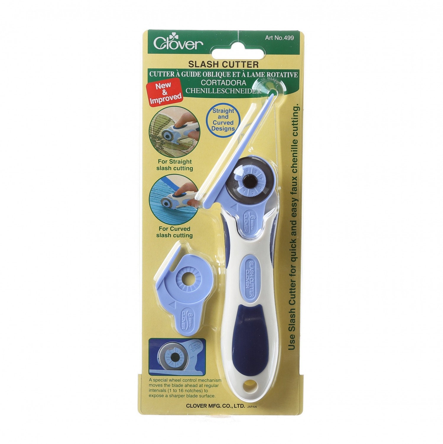Slash Cutter Straight & Curved Design, Chenille Cutter, Clover Slash ...