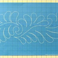 Stipple Meander *reusable Pounce Chalk Stencil**full Line Stencil for ...