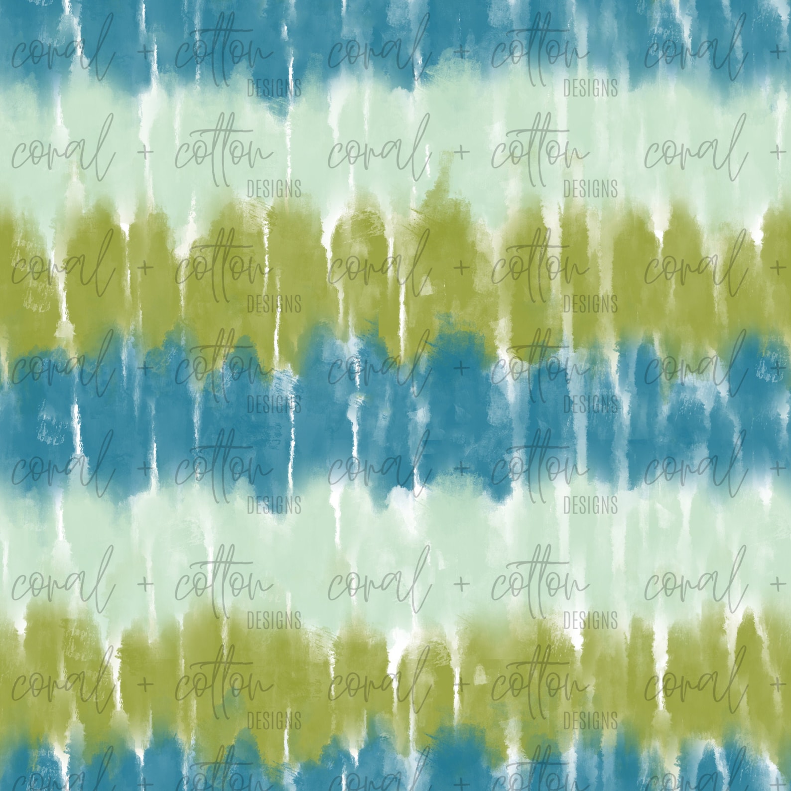 Blue Tie Dye Seamless Pattern Digital File Ombre Digital - Etsy