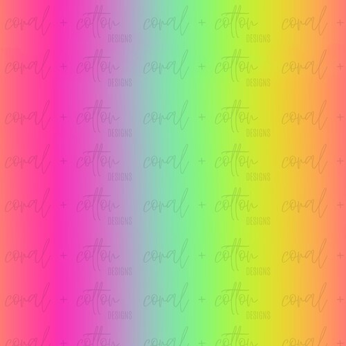 Neon Rainbow Ombre Seamless Pattern Digital File Ombre - Etsy