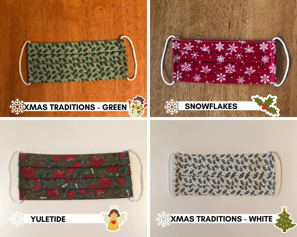 Winter Soft Face Mask UK Adult 100% Premium Cotton Reusable Washable UK ...