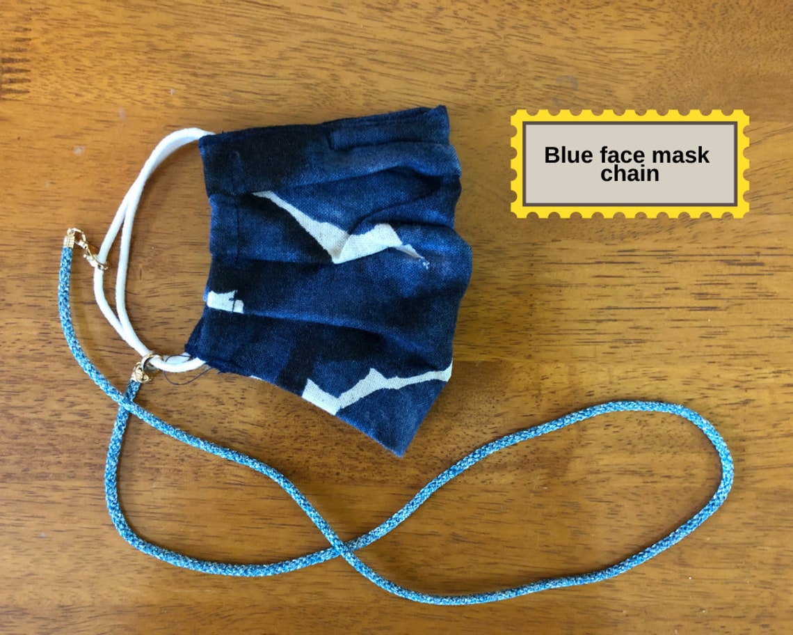 Metallic Foil HANDMADE Face Mask Adult 100% Cotton Reusable Washable UK ...